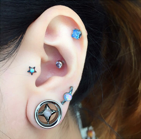 Custom Order Titanium Polaris Eyelet